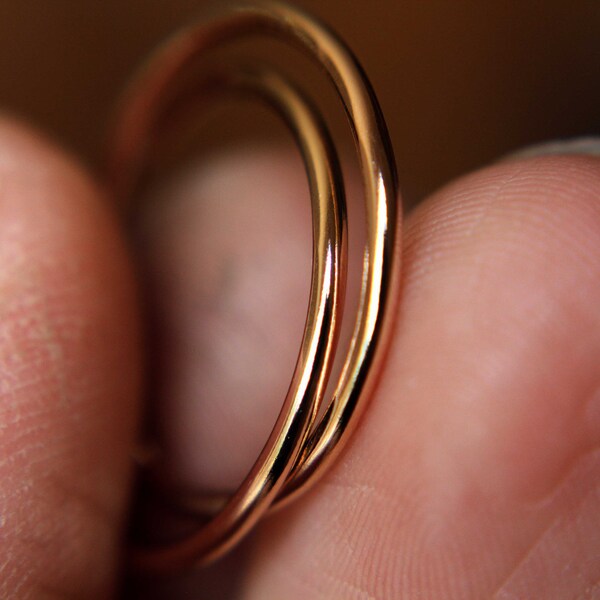 Overlapping Ring - Etsy