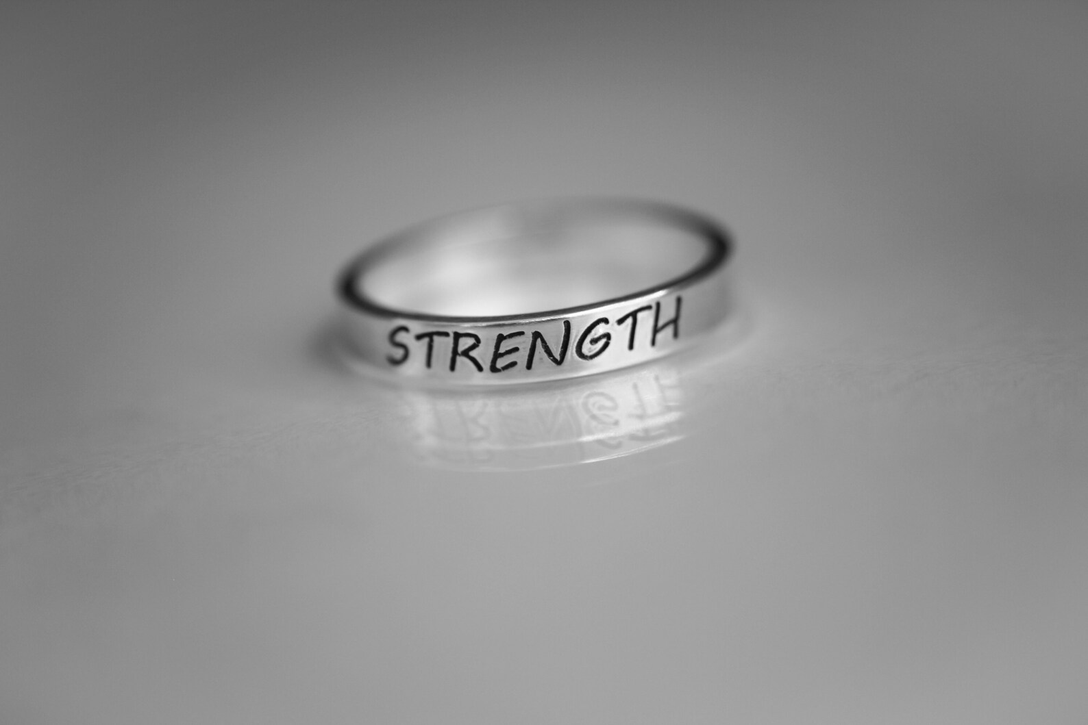 Inspirational Ring Customizable Inspirational Ring Strength | Etsy