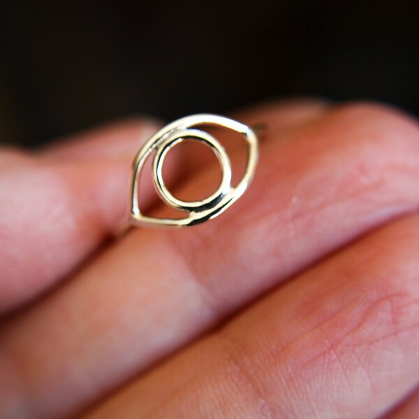 Evil Eye Ring - Etsy