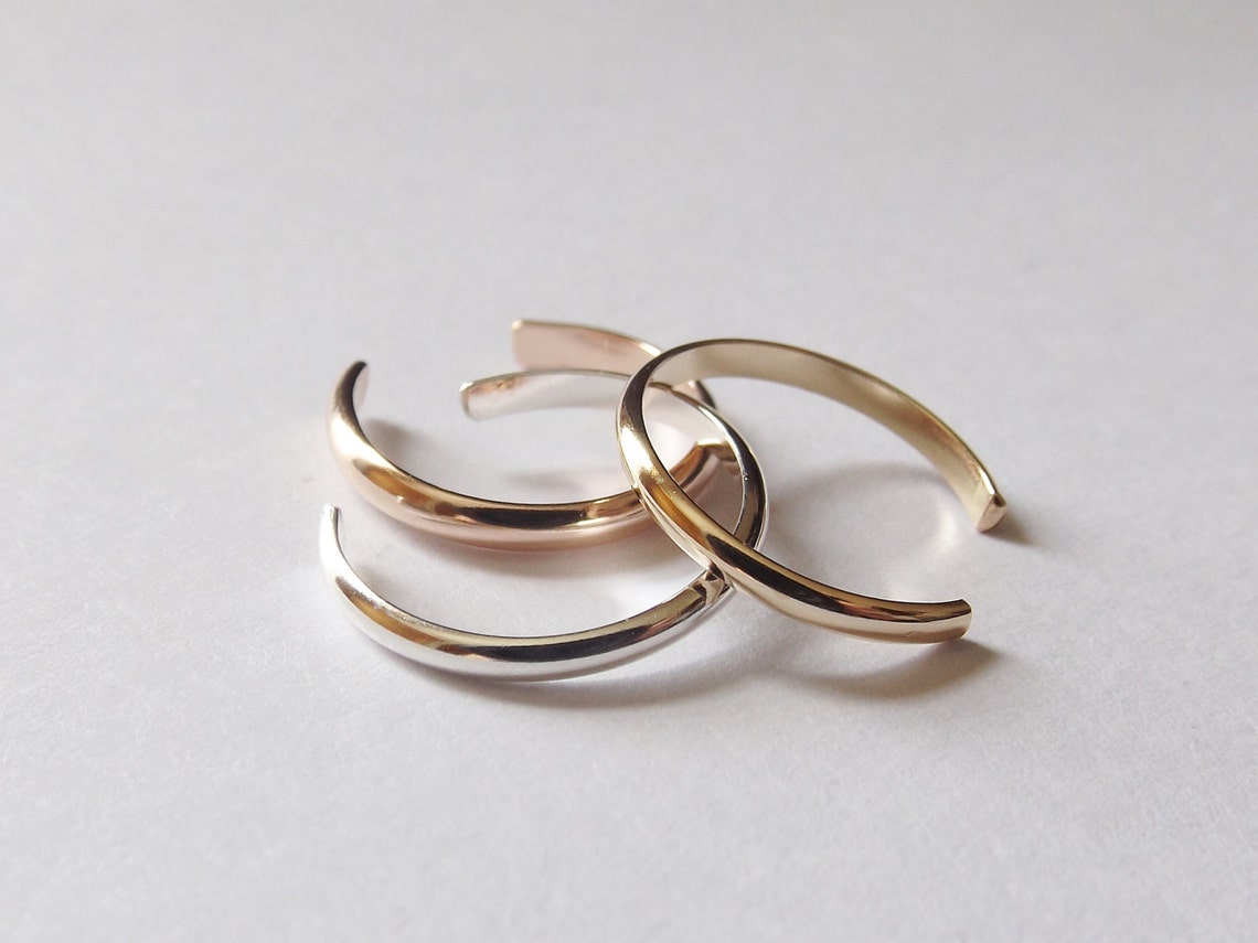 Simple Ear Cuff Choose Your Set Mixed Metal Ear Cuffs - Etsy