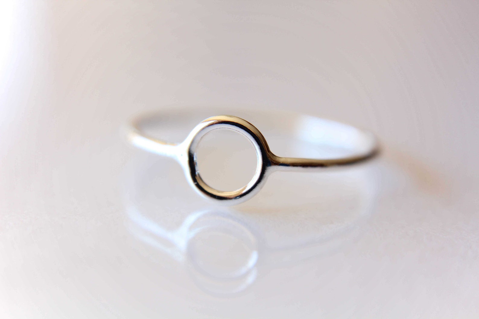 Circle Ring Stacking Rings Eternity Rings Silver/gold - Etsy