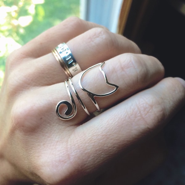Cat Ring - Etsy