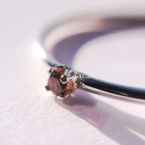 Red Diamond Ring, Genuine Diamond Ring, Red Diamond, Slim Ring ...