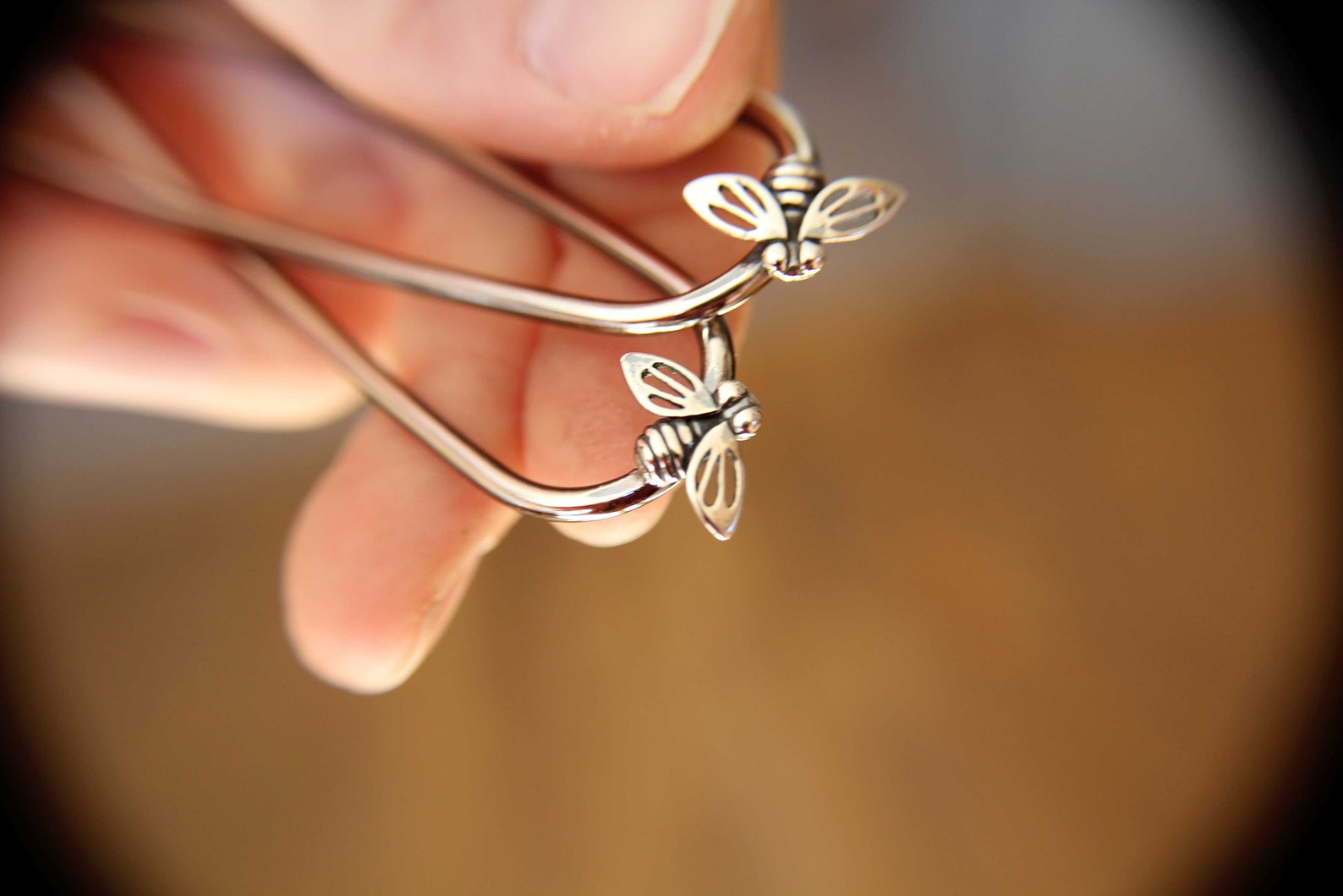 Hair Pins 3 Hair Pin Small Hair Fork Bee Hair Pin - Etsy