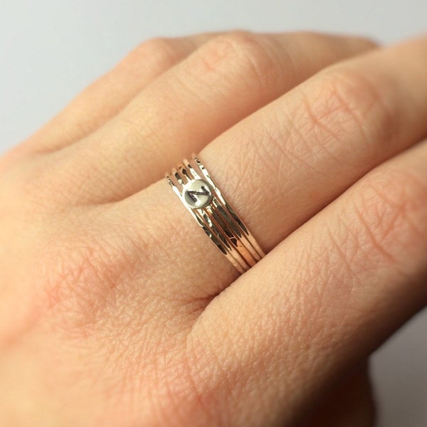 Initial Ring - Etsy