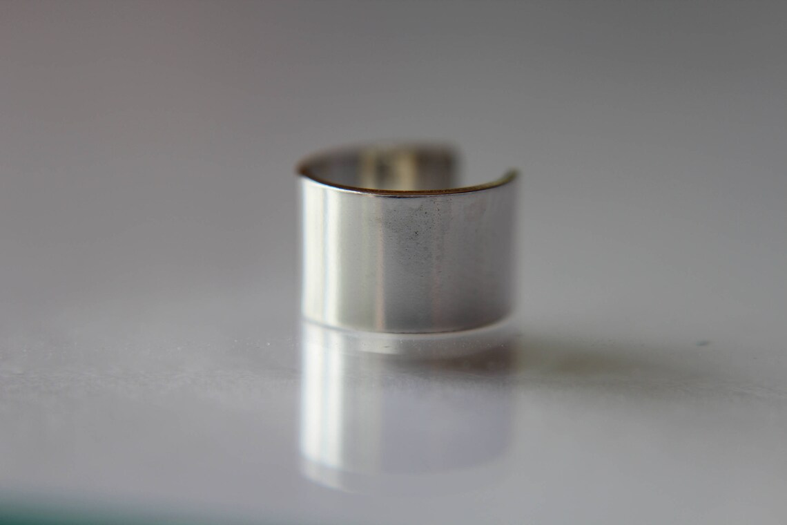 Simple Smooth Slim Upper Ear Cuff Ear Cuff Everyday Ear - Etsy