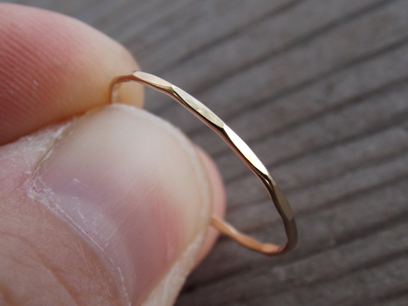 12 Super Skinny Stacking Rings Setedge Textured Ring Setring - Etsy