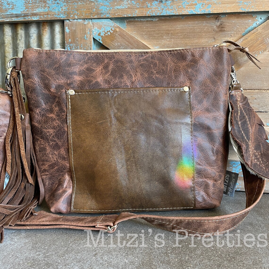 MADE TO ORDER Pendleton Wool and Leather Hobo W/ Cross Body Strap - Etsy