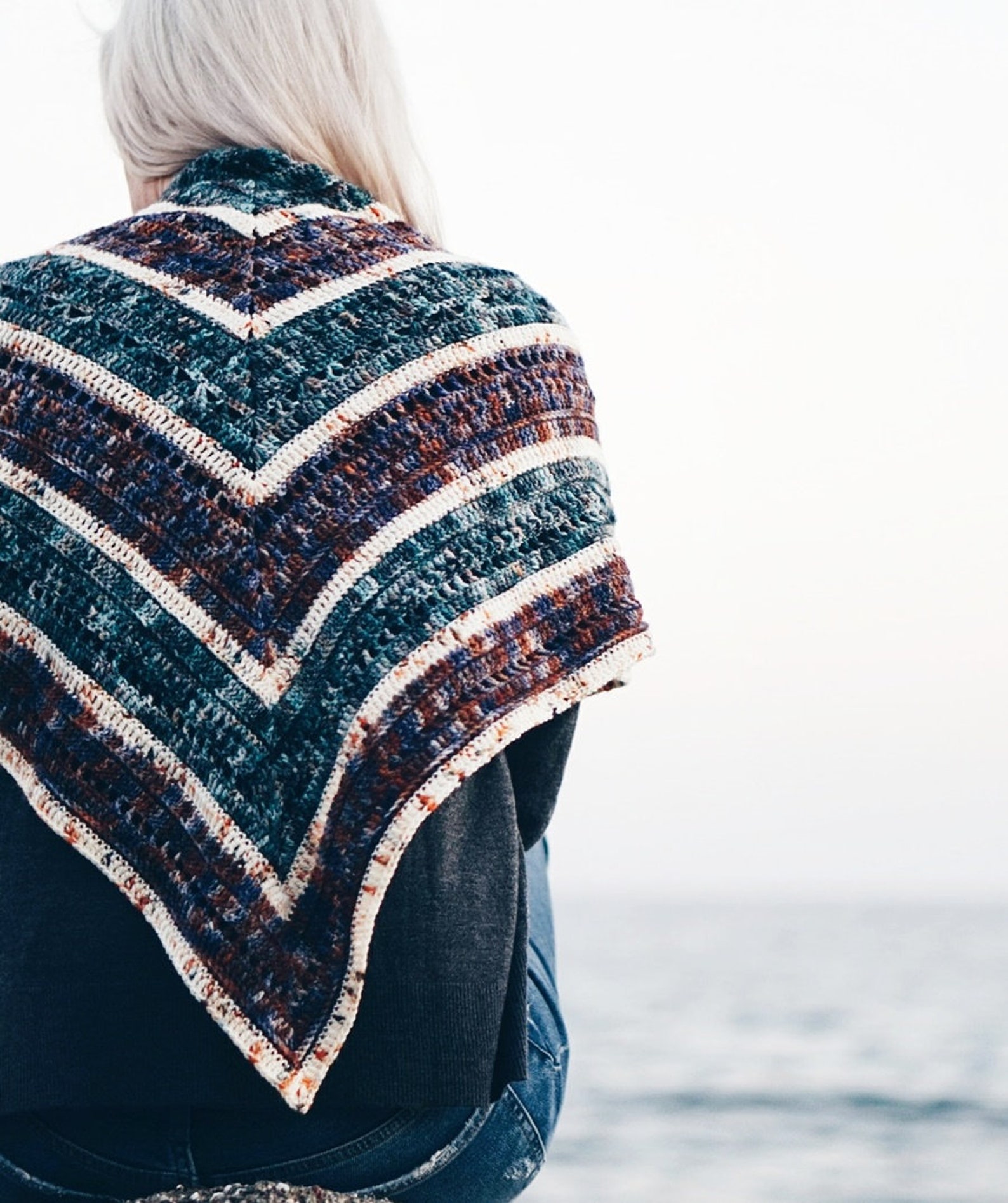 Crochet PATTERN- Overflow Shawl - Etsy