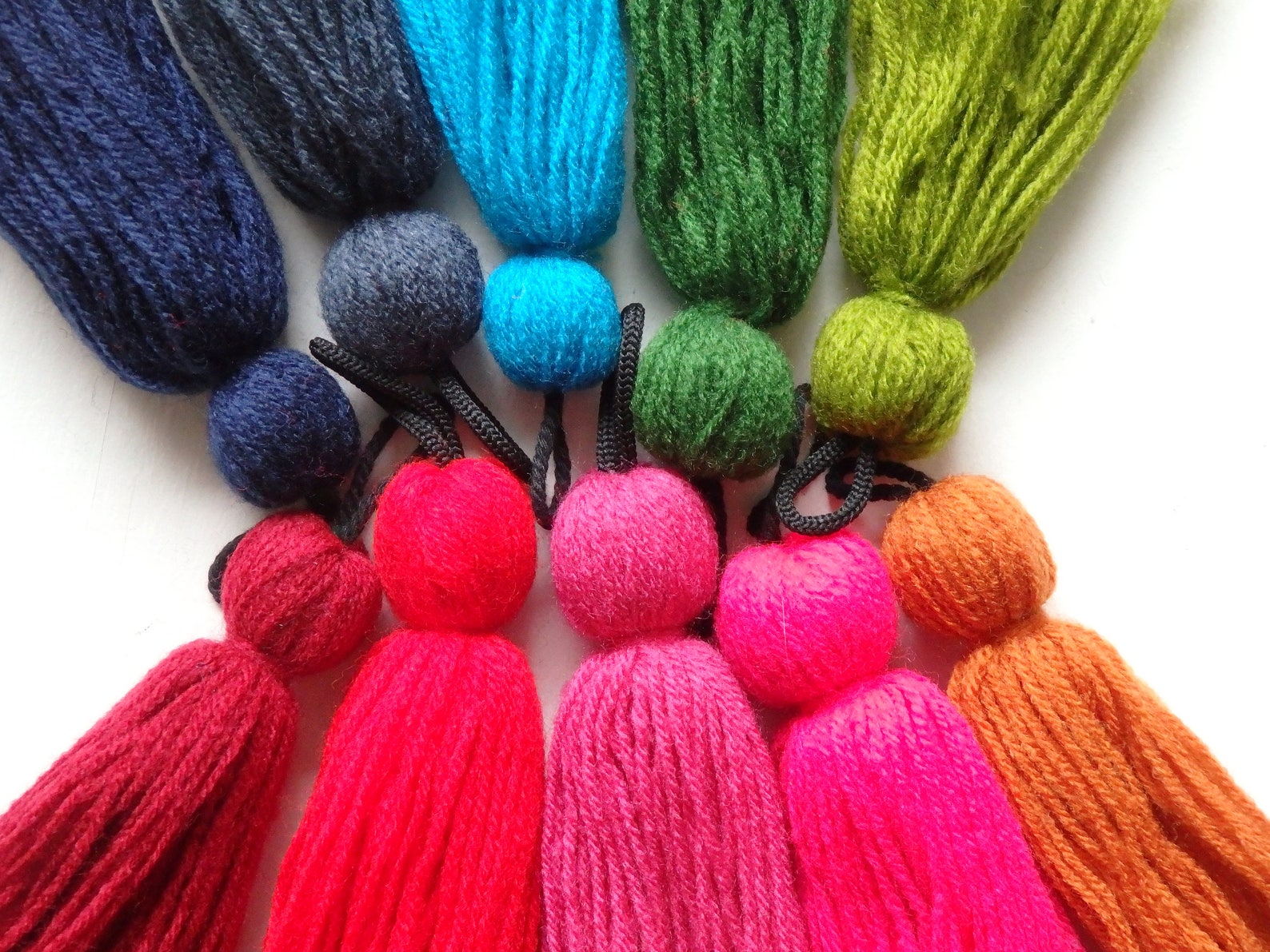Handmade Hmong Wool Tassel - Etsy