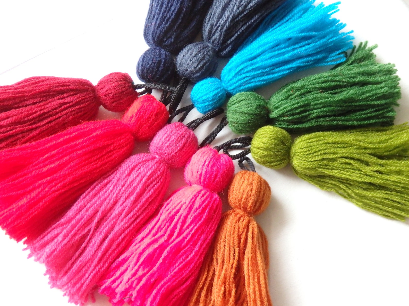 Handmade Hmong Wool Tassel - Etsy