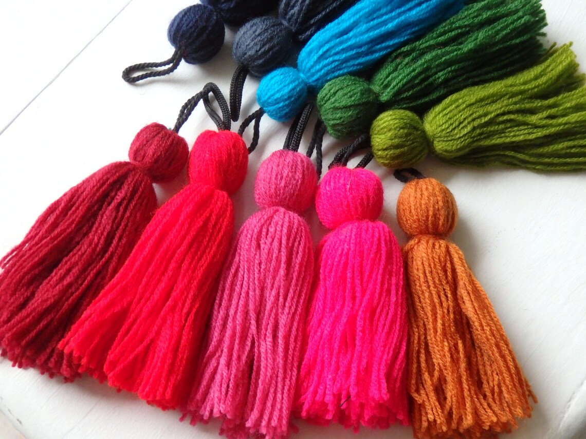 Handmade Hmong Wool Tassel - Etsy