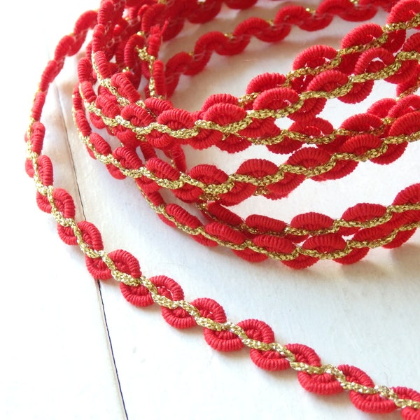 Red and Gold Trim - Etsy