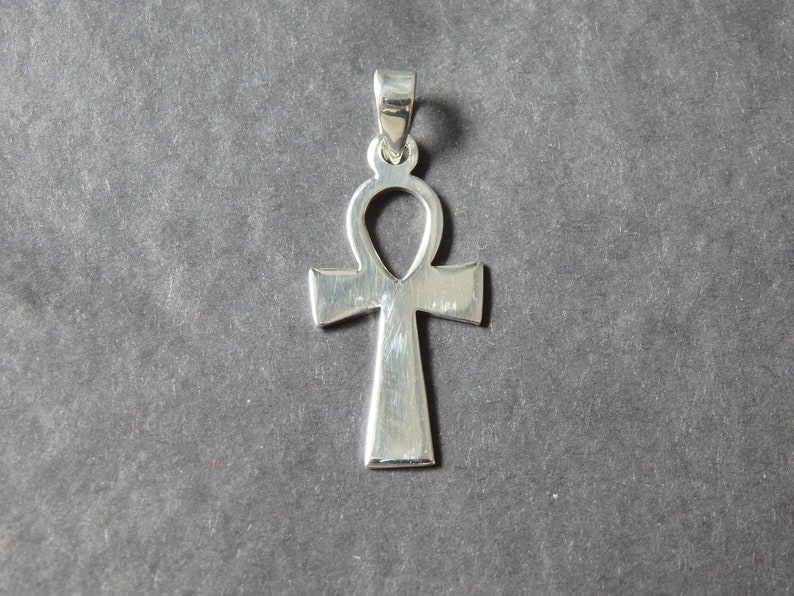 925 Sterling silver Ankh Cross 34x14mm silver cross 925 Ankh | Etsy