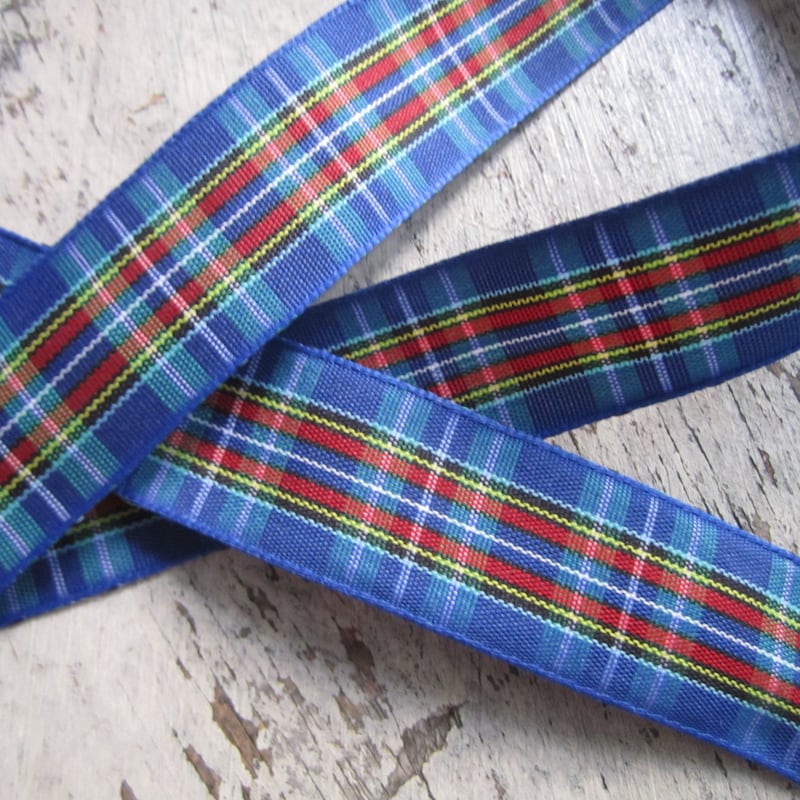 Red Plaid Ribbon - Etsy