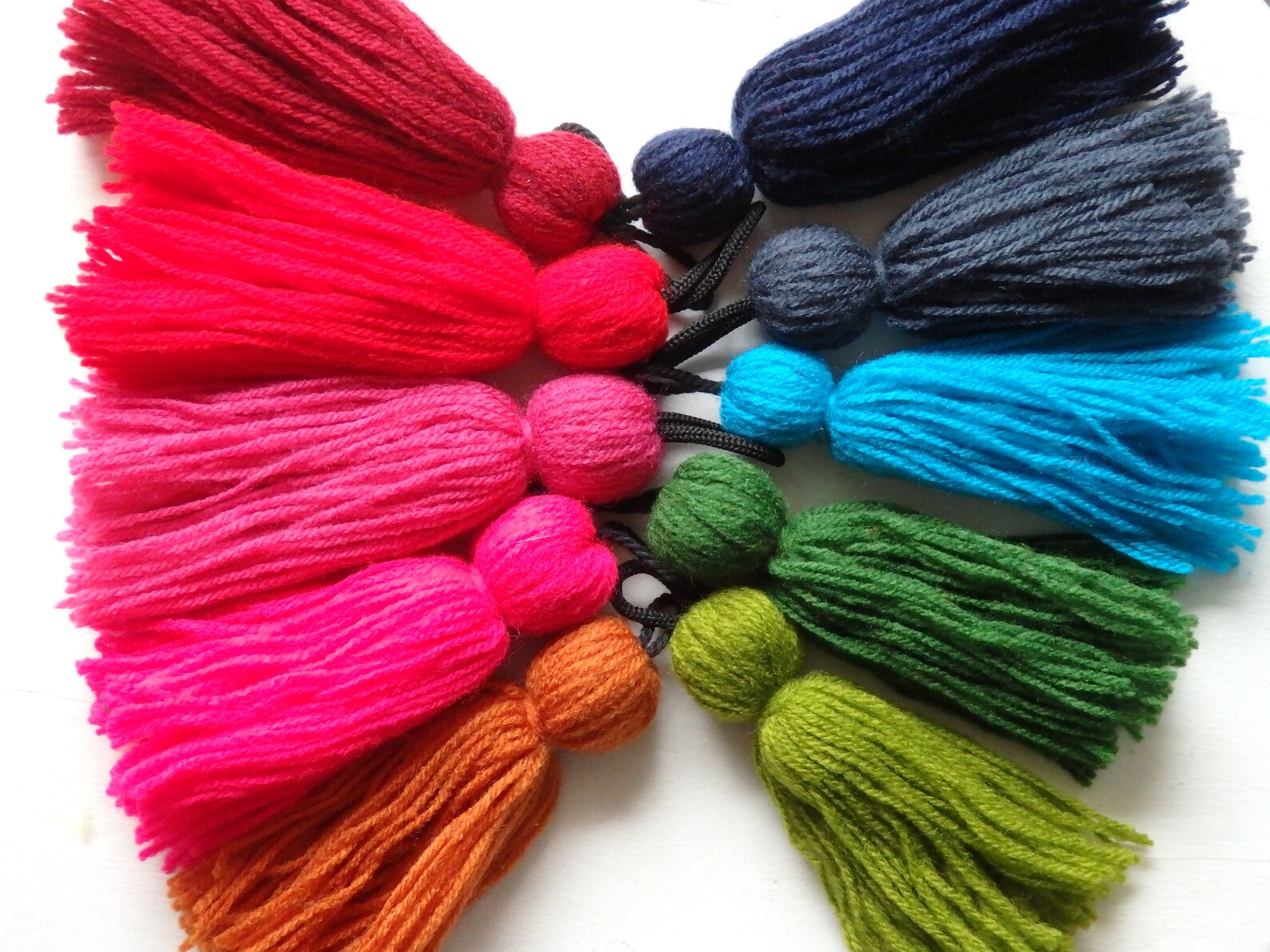 Handmade Hmong Wool Tassel - Etsy