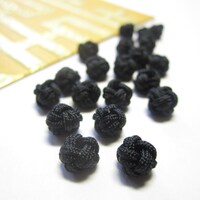 Frog Closure Buttons, Chinese Buttons in Black and White, Braid Frog ...