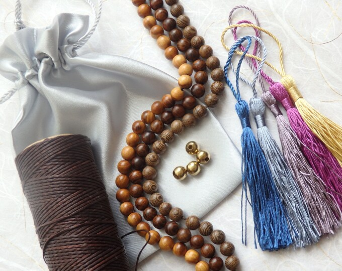 Make Your Own MALA KIT, Luxury DIY Mala, Buddhist Prayer Beads, Gift ...