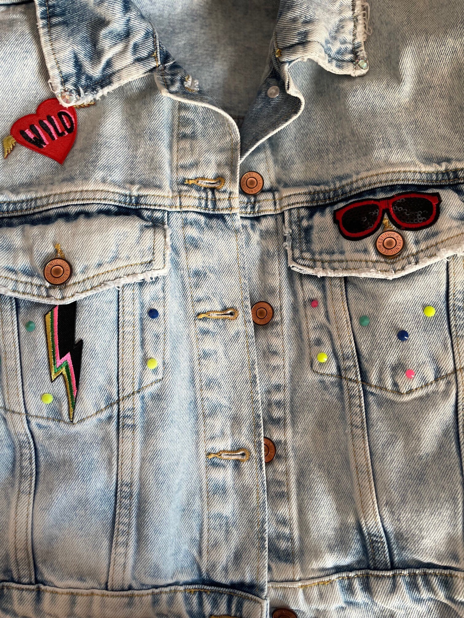 Upcycled Festival Denim Jacket Boho Jean Jacket Preloved Denim Jacket ...