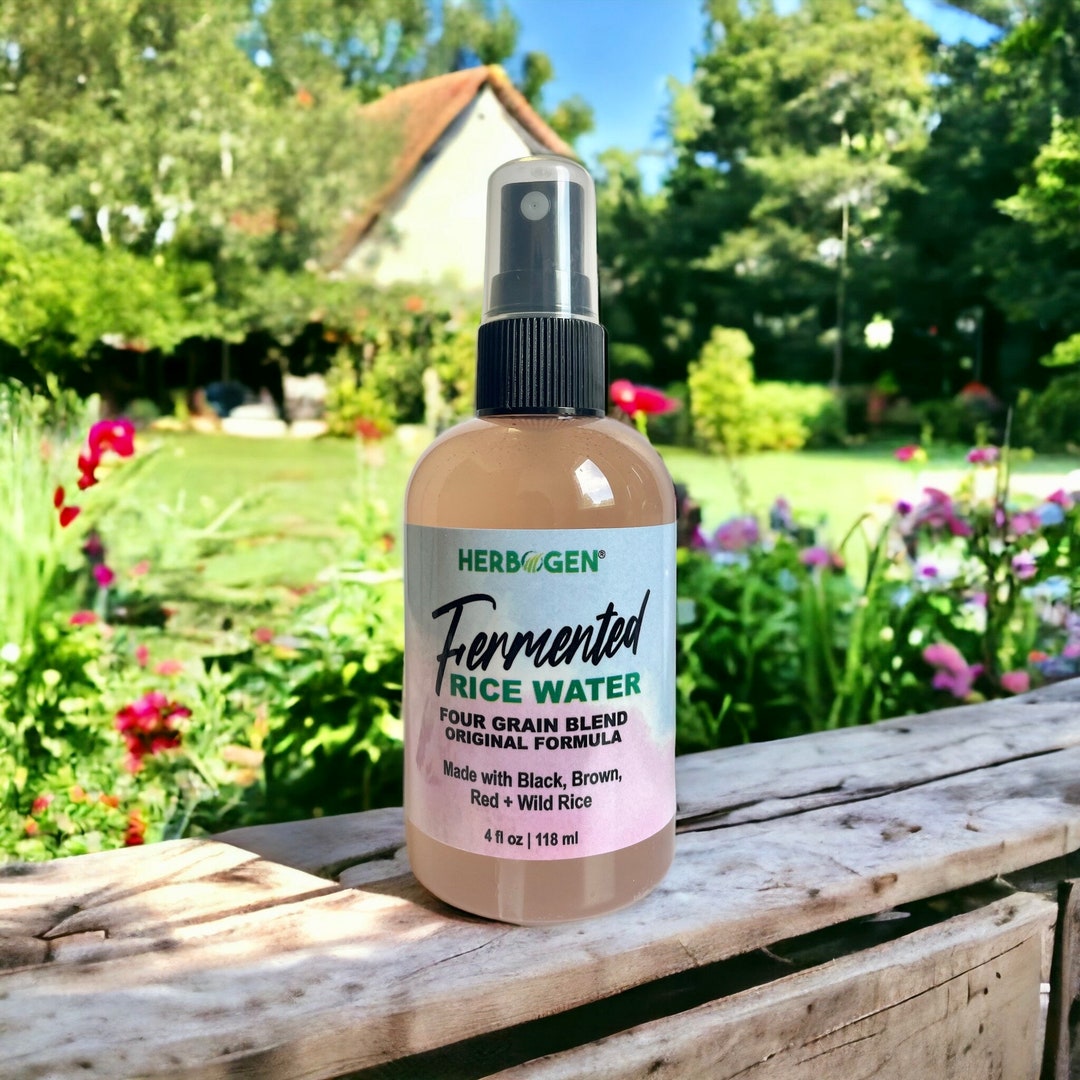 4 Grain Fermented Rice Water for Hair Growth, Rice Water Spray ...