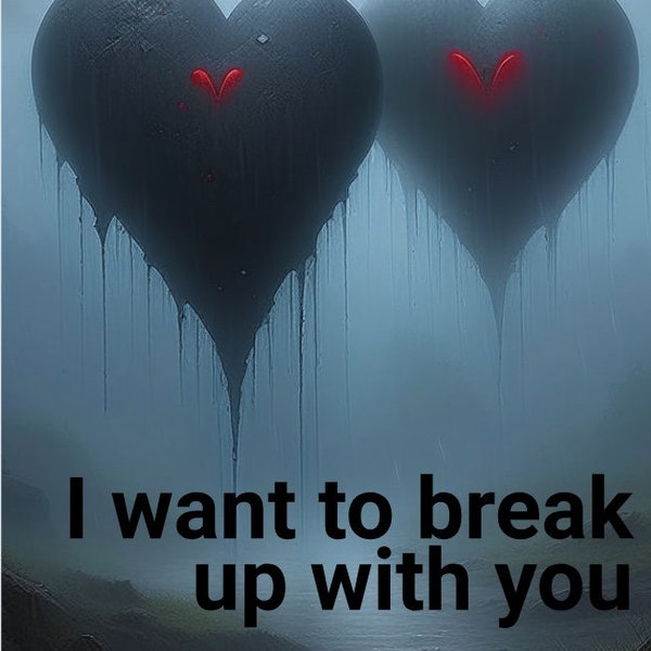 Break up Card - Etsy