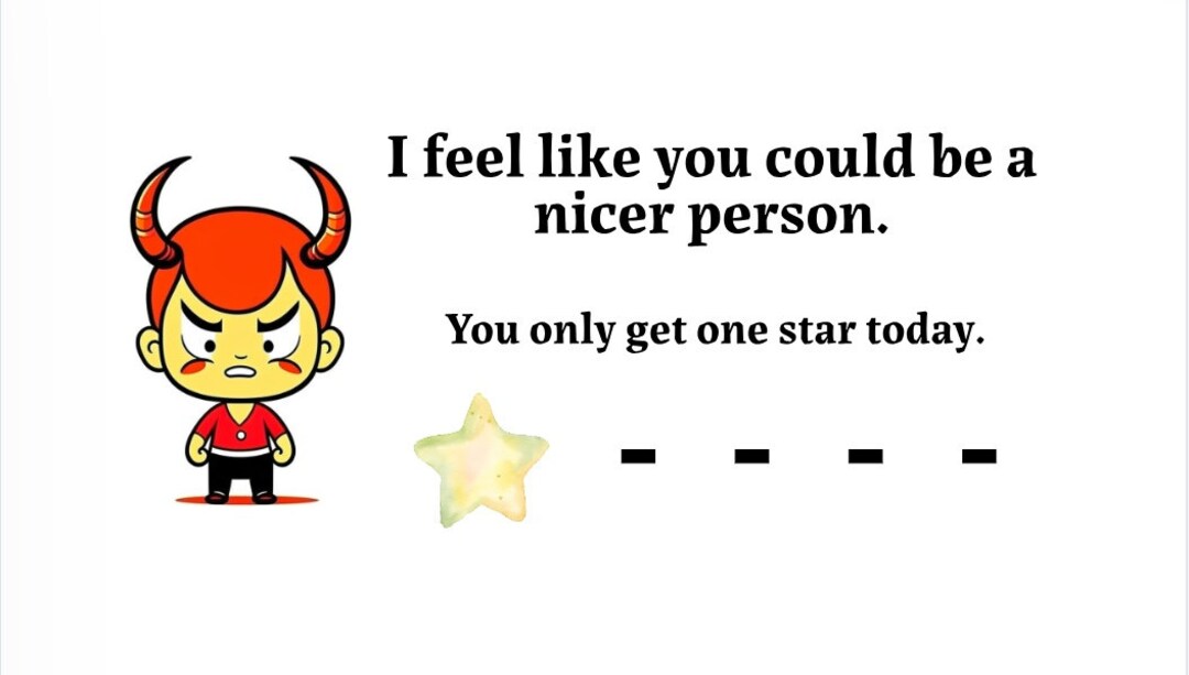 Funny Business Card. Not Being Nice Handout Cards. 3.5x2 PDF Printable ...