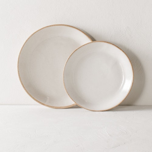 Large Black Plate Handmade Ceramic Plate Stoneware Plates - Etsy