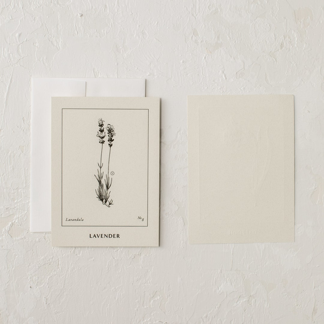 Lavender Cards - Etsy