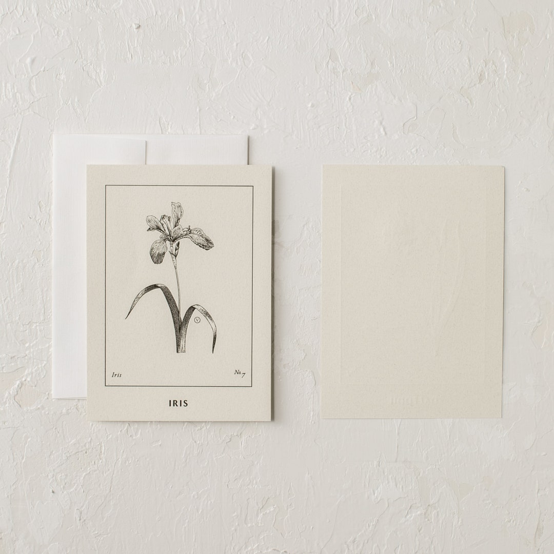 Iris Cards - Etsy