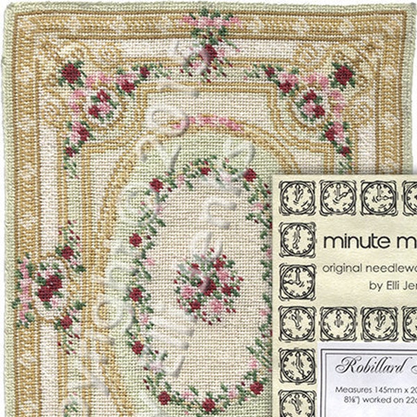 Dollhouse Rug Cross Stitch Pattern - Etsy