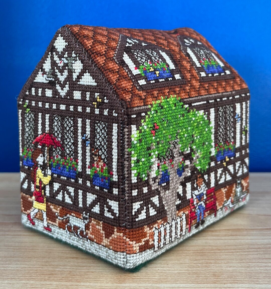 The Post Office 3D Cross Stitch Pattern Brightsea Village 19 - Etsy