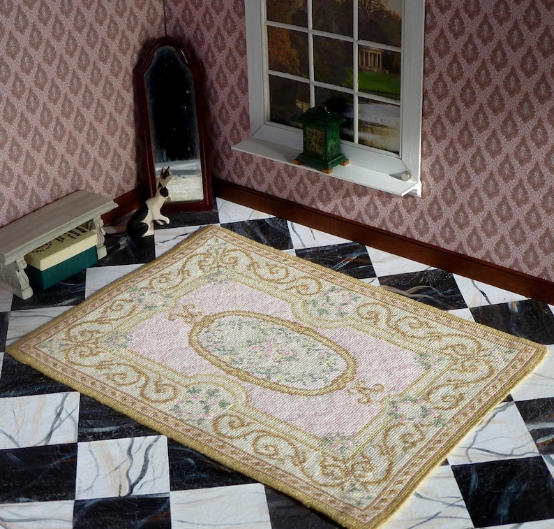 Dollhouse Carpet Pattern for Needlepoint or Cross Stitch - Oakford ...