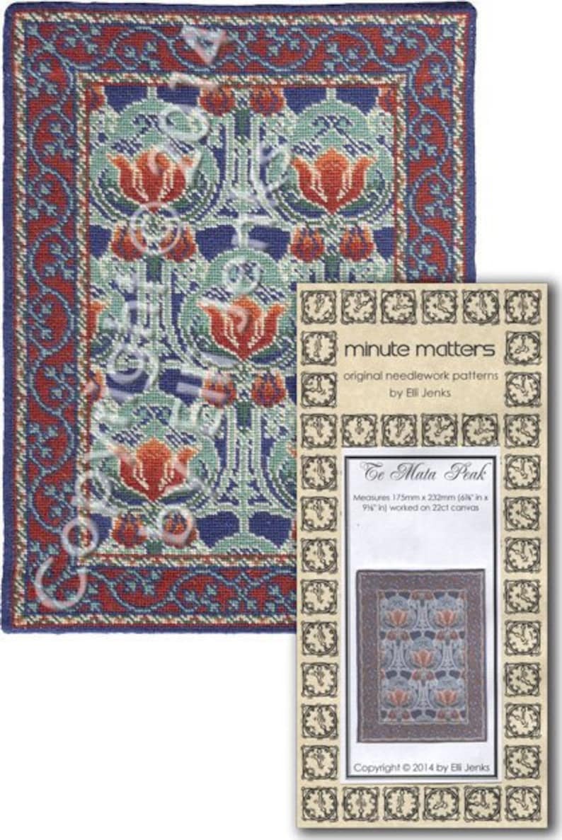 Dollhouse Carpet Pattern - Te Mata Peak - Etsy