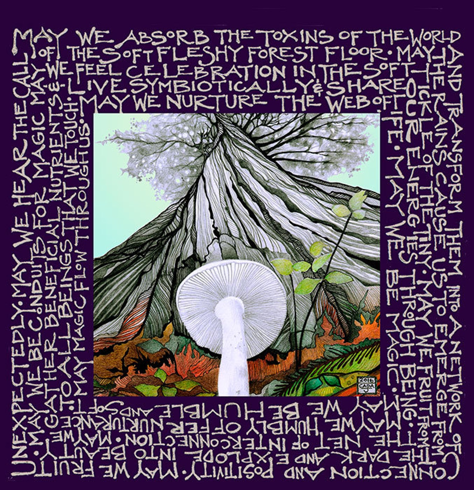 Prayer Flags: MUSHROOMS Recycled Polyester Fade Resistant - Etsy