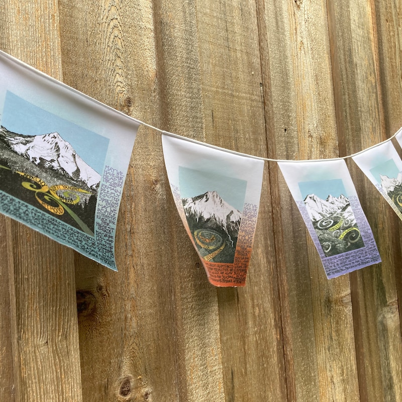 Prayer Flags Painting - Etsy