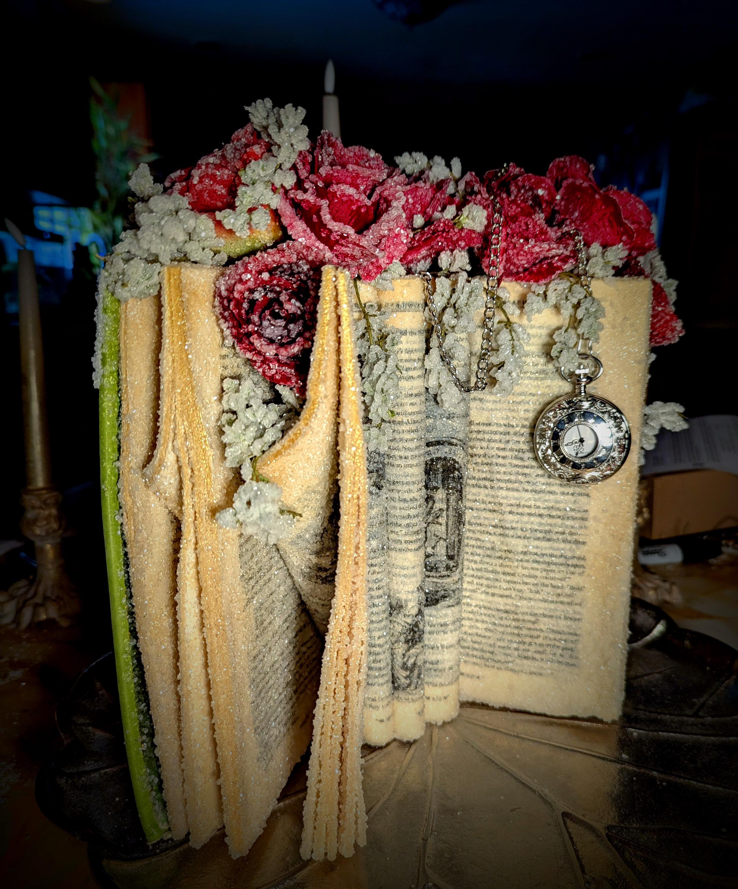 Crystalized Alice in Wonderland Book With Crystallized Flowers and ...