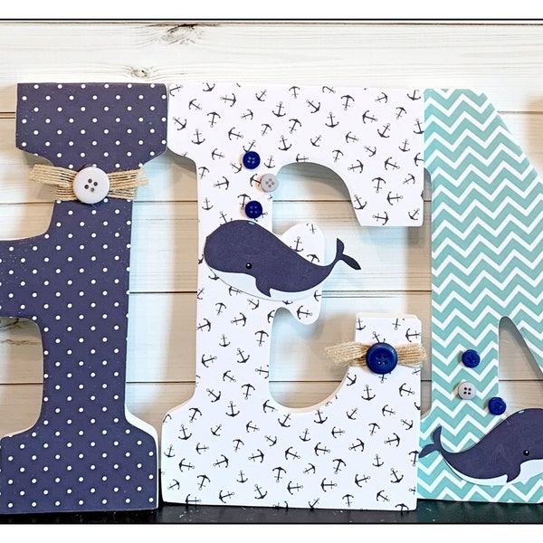 Navy Aqua Nursery - Etsy