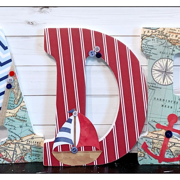 Boys Nautical Art - Etsy