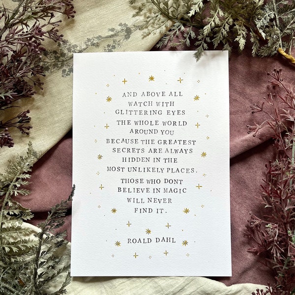 Roald Dahl - Etsy UK