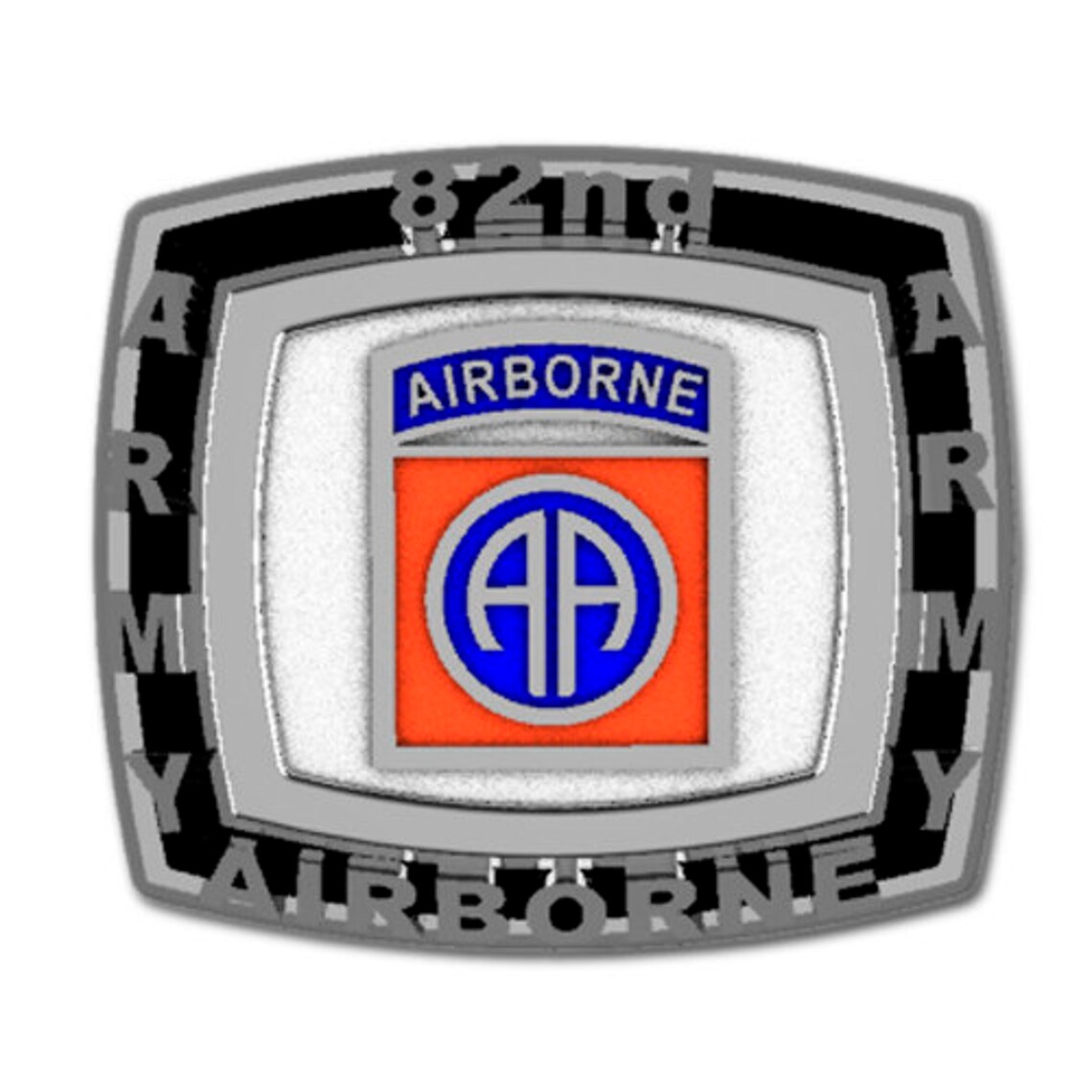82nd Airborne Division Championship Style Badge Ring - Etsy
