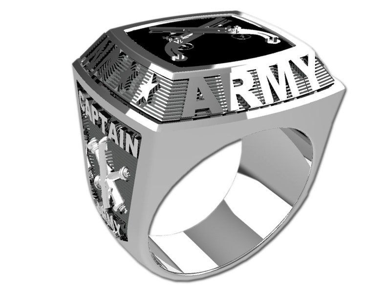 US Army Mens Ring - Championship Style II - Etsy