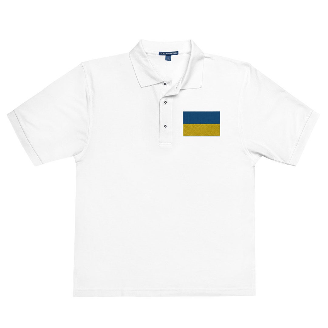 Ukrainian Flag Premium Polo Shirt - Etsy