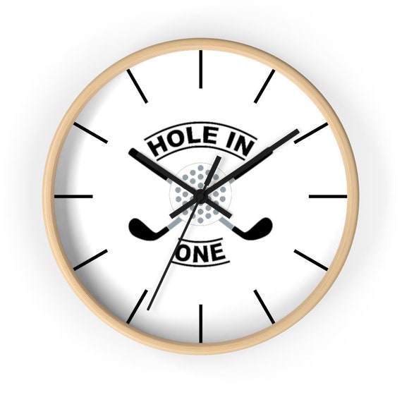 Hole in One Golf Wall Clock - Etsy