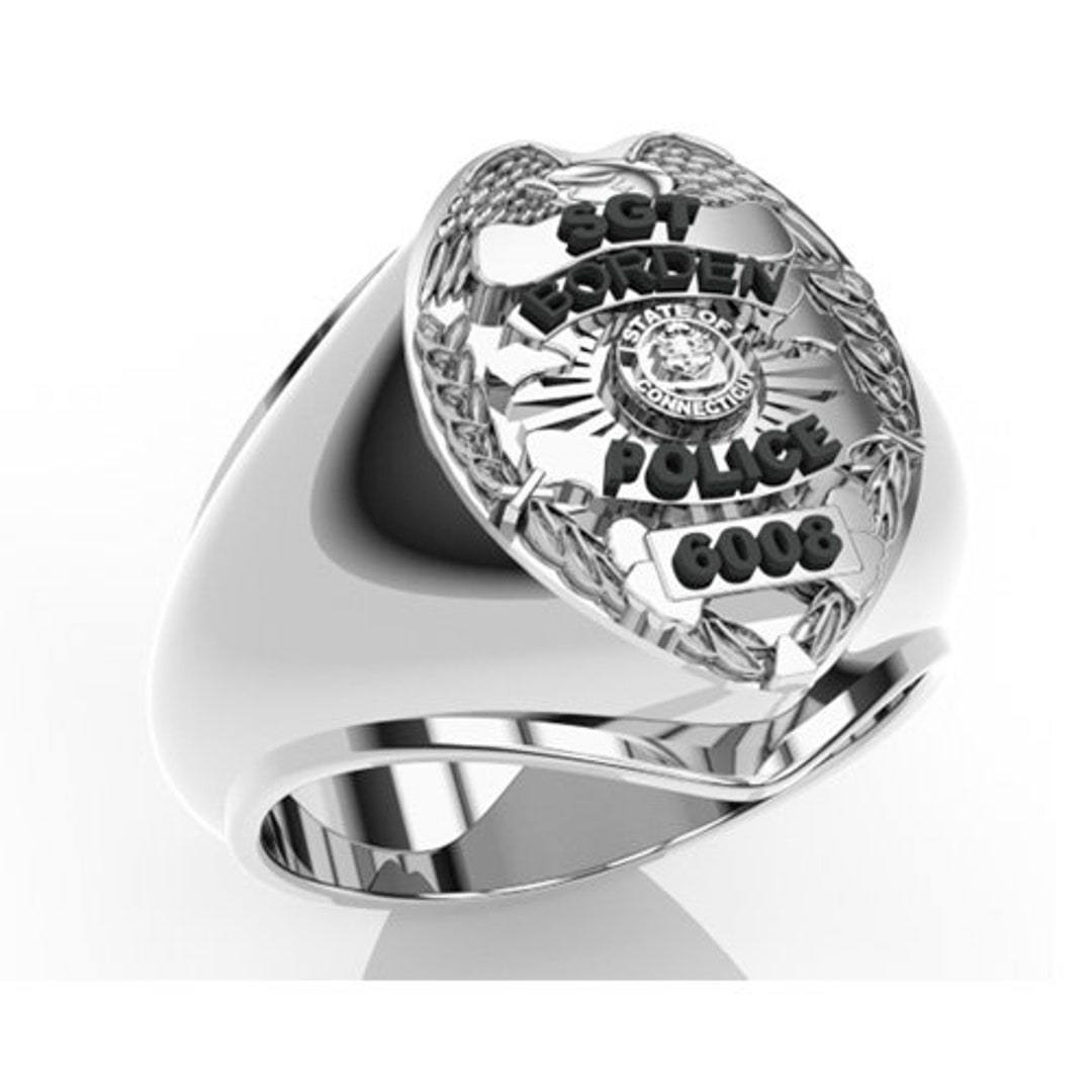 Police Ring S91 Style - Etsy