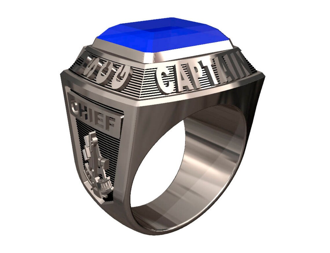 USCG Licensed Captains Ring - Championship Style - Etsy