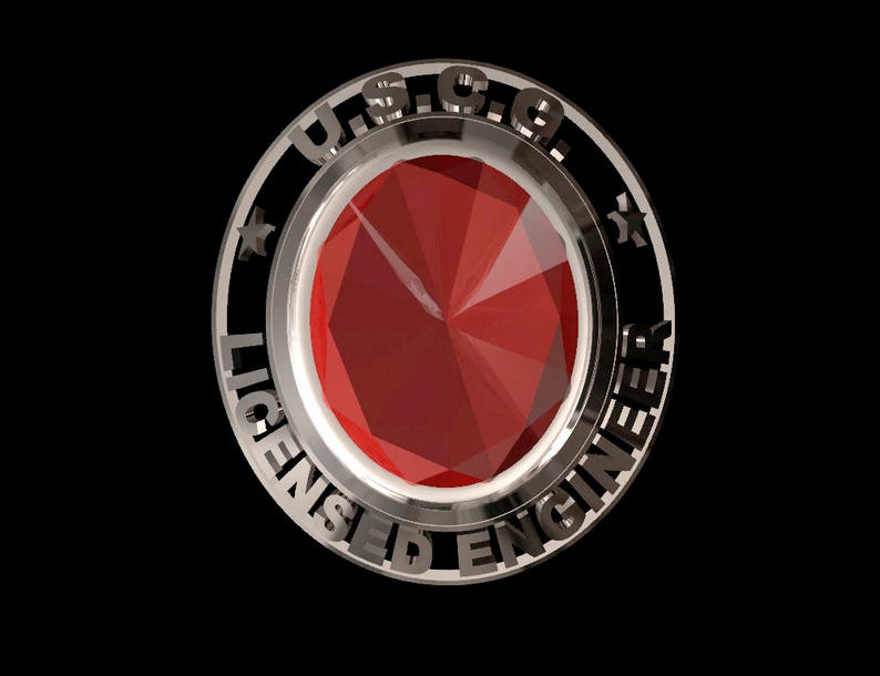 USCG Licensed Engineers Ring - Etsy