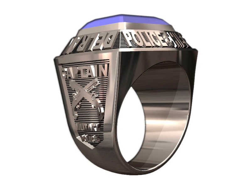 Championship Style Police Ring - Etsy