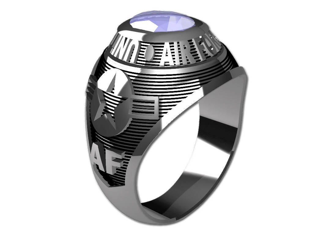 US Air Force Ladies Ring - Classic Style - Etsy