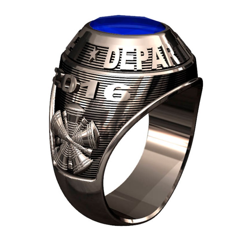 Firefighter Ring - Etsy