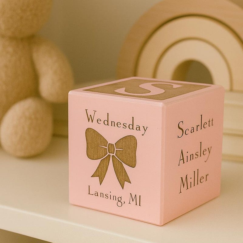 Engraved Block - Etsy